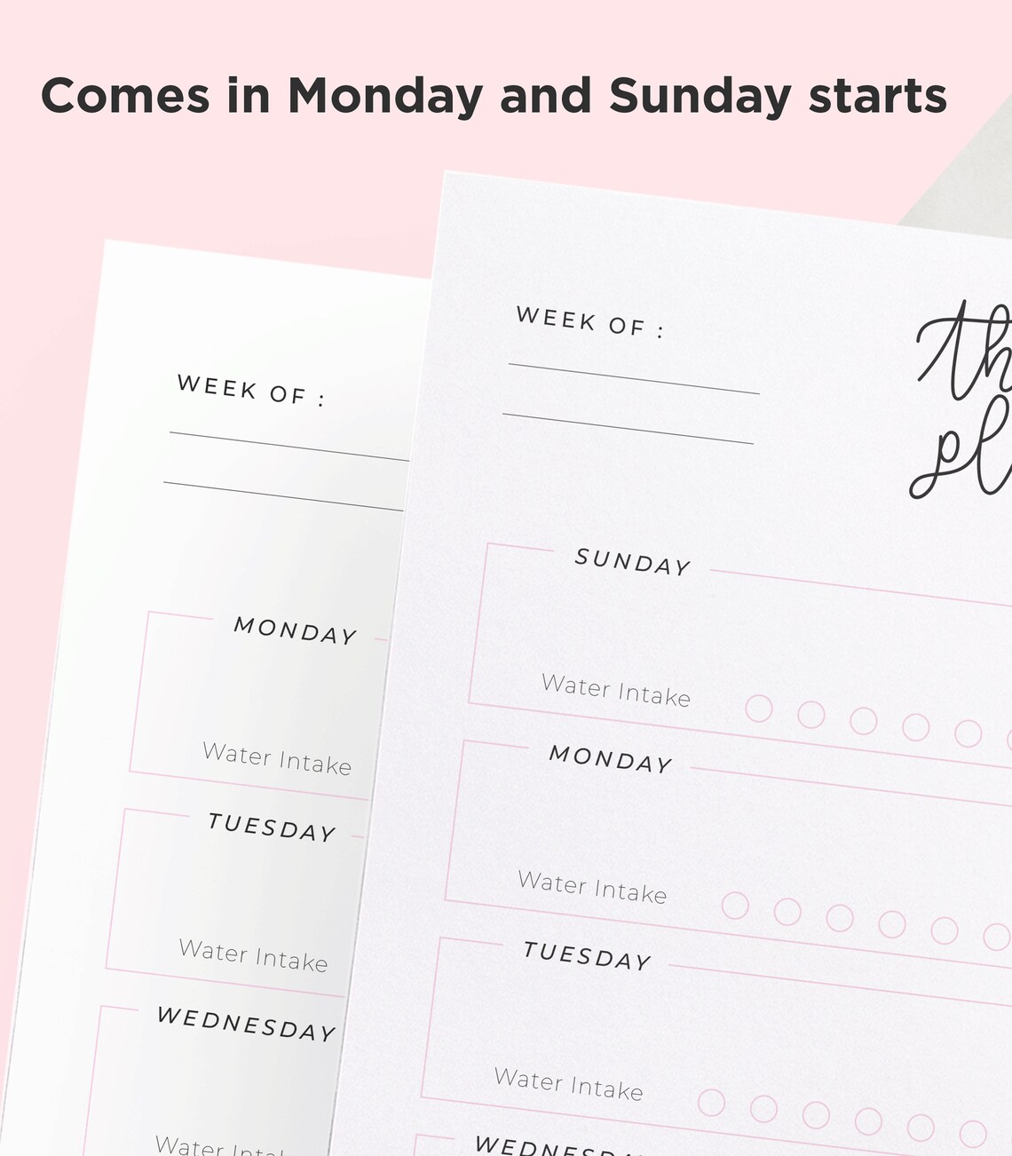 Ultimate Meal Planner Printable Weekly Meal Planner Recipe - Etsy