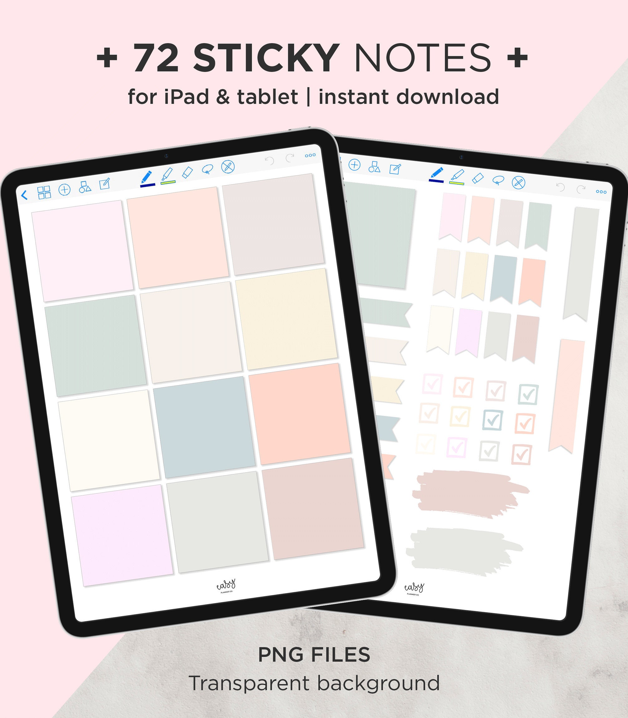 Cute Sticky Note Background