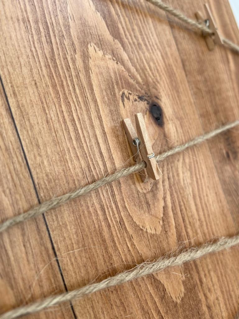 Wooden Photo Memory Board - Etsy UK