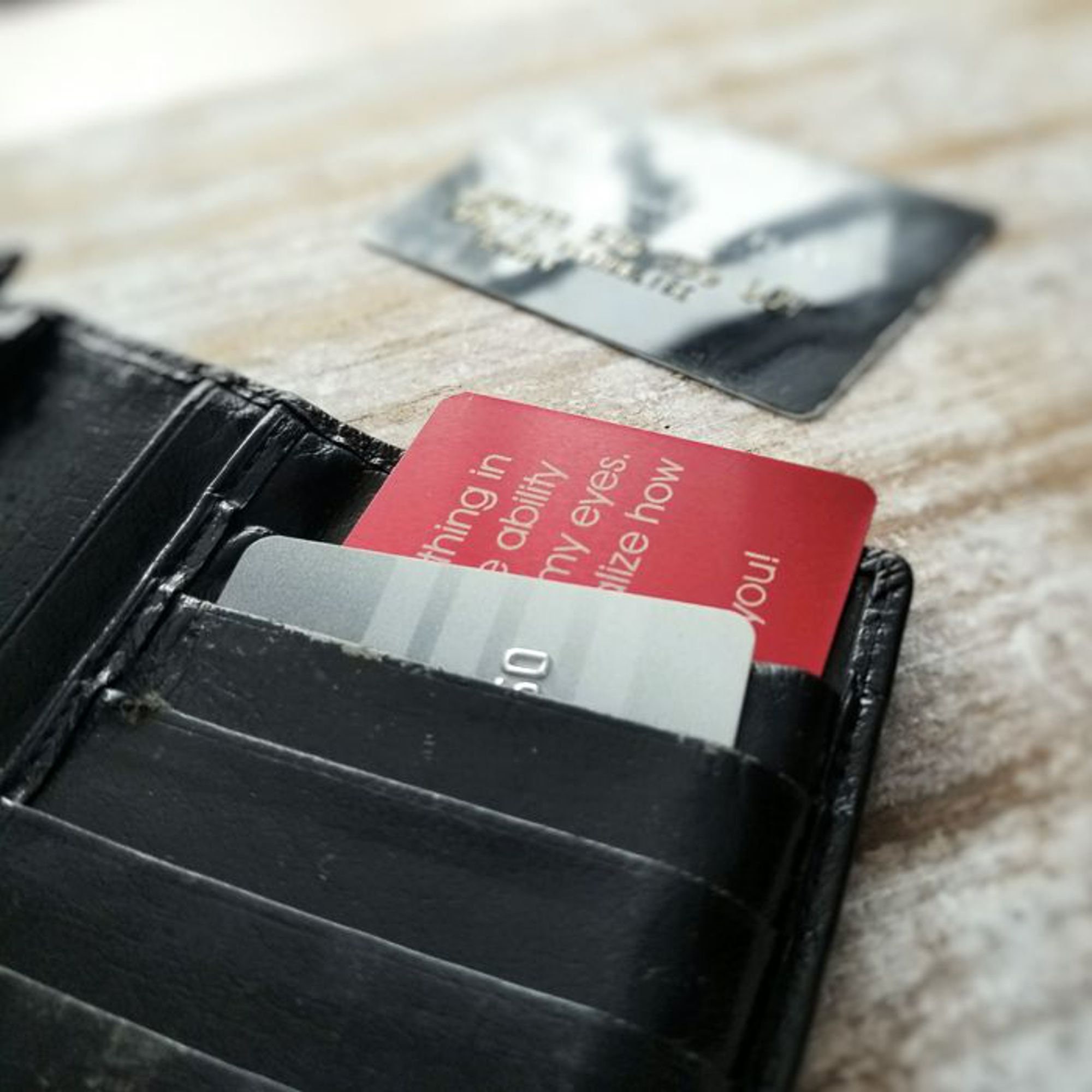 Soul Mate Black Metal Wallet Card Personalized Gift - Etsy