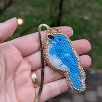 Beaded Fireweed Earring - Etsy