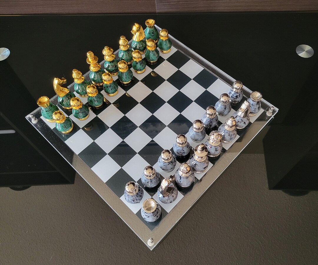 Greco-staunton Design Chess Set - Etsy