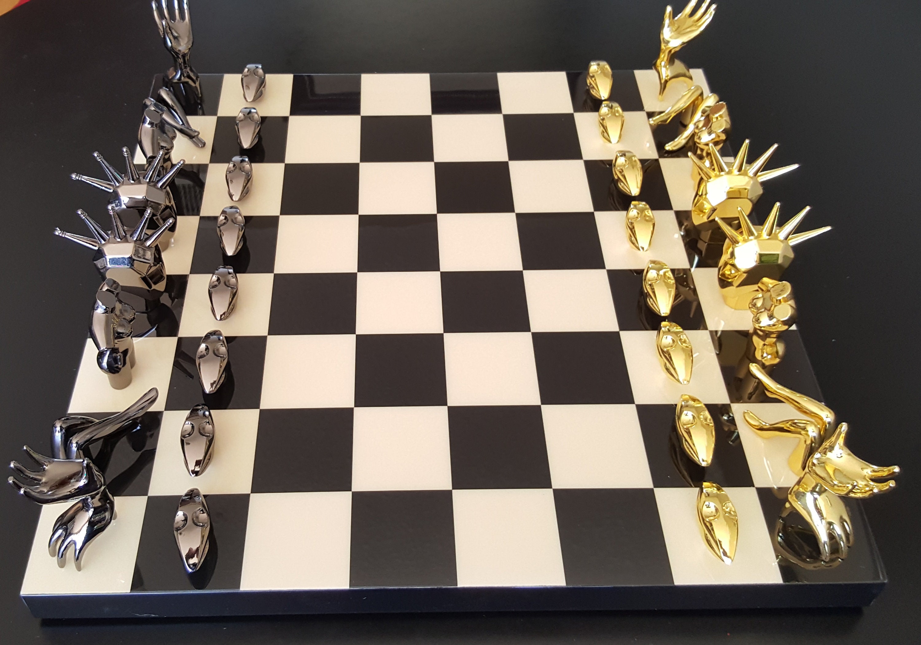 Body Art Sculpture Chess Set - Etsy