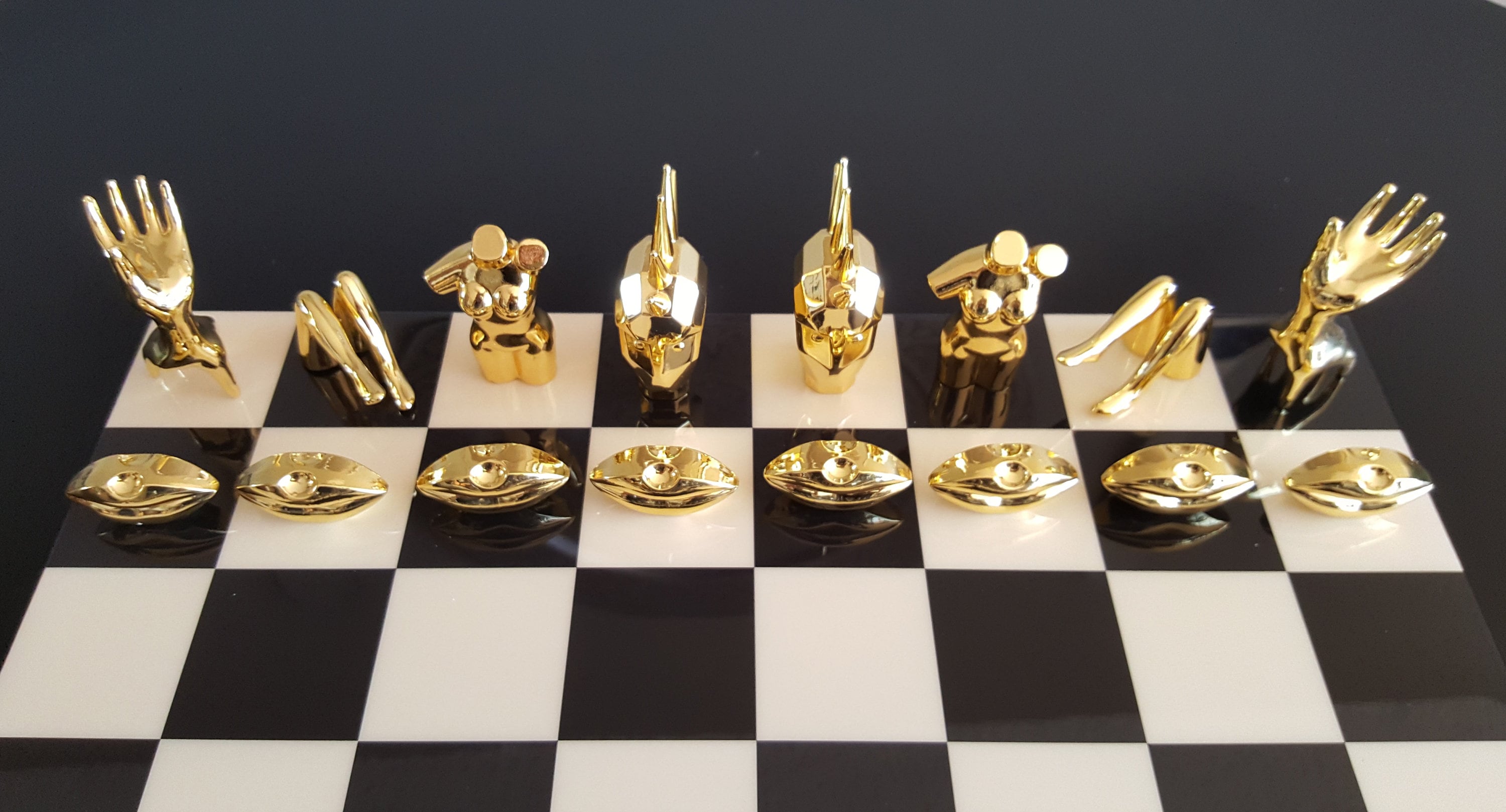 Body Art Sculpture Chess Set - Etsy