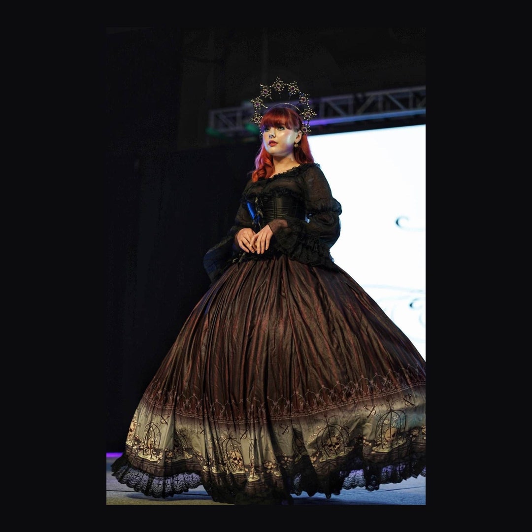 Gothic Wedding Skirt, Gothic Dress, Super Poof Gothic Skirt - Etsy