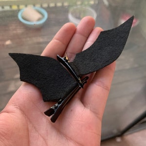 Bat Wing Hair Clips, Halloween Hair Clips - Etsy