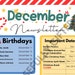 December Daycare Template | December Daycare Newsletter Canva Template ...
