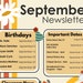 September Newsletter Template | September Daycare Newsletter Canva ...