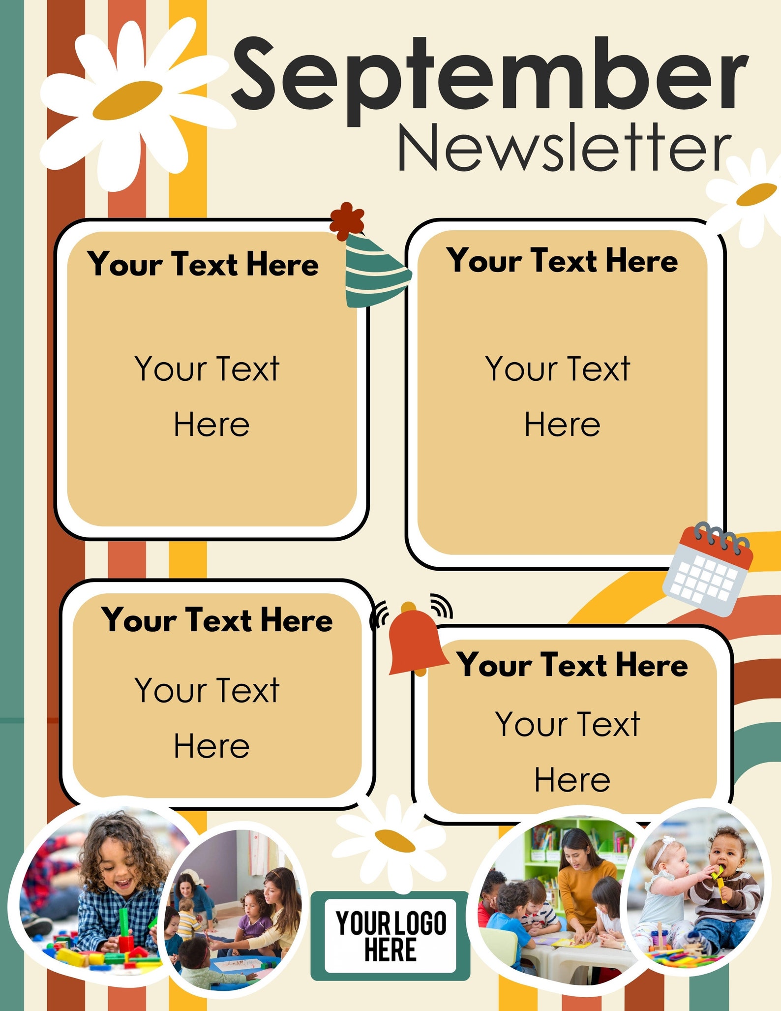 September Newsletter Template | September Daycare Newsletter Canva ...