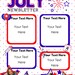 July Newsletter Template | July Daycare Newsletter Canva Template ...