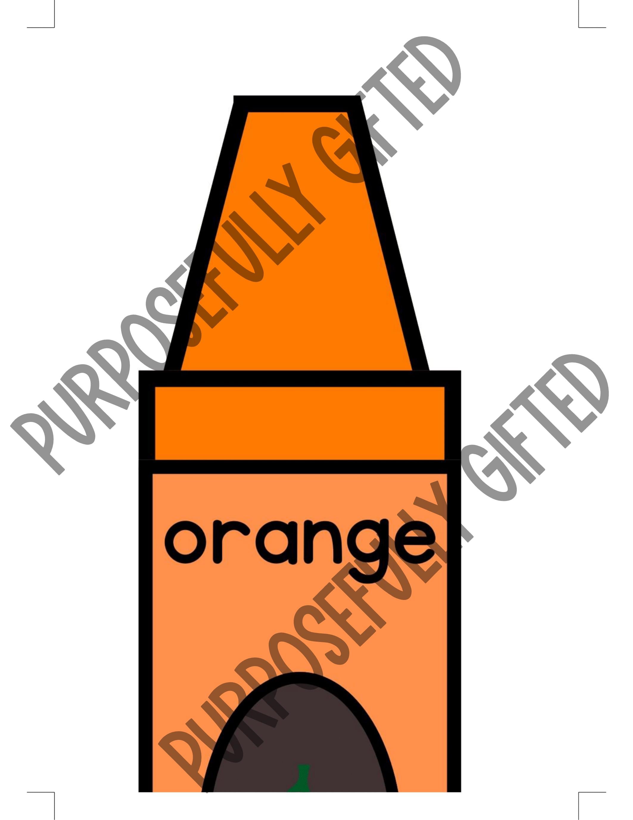 Classroom JUMBO Printable Crayon Color Posters, Elementary Classroom - Etsy