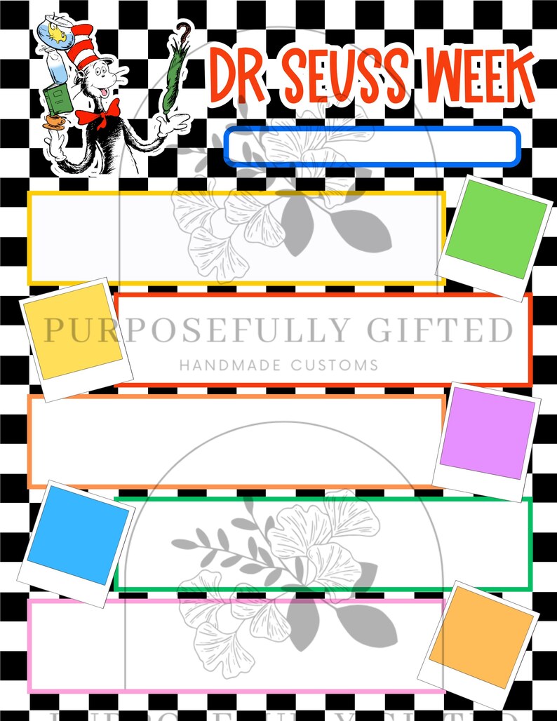 Read Across America Week 2025, School Spirit Week Schedule School Pto ...