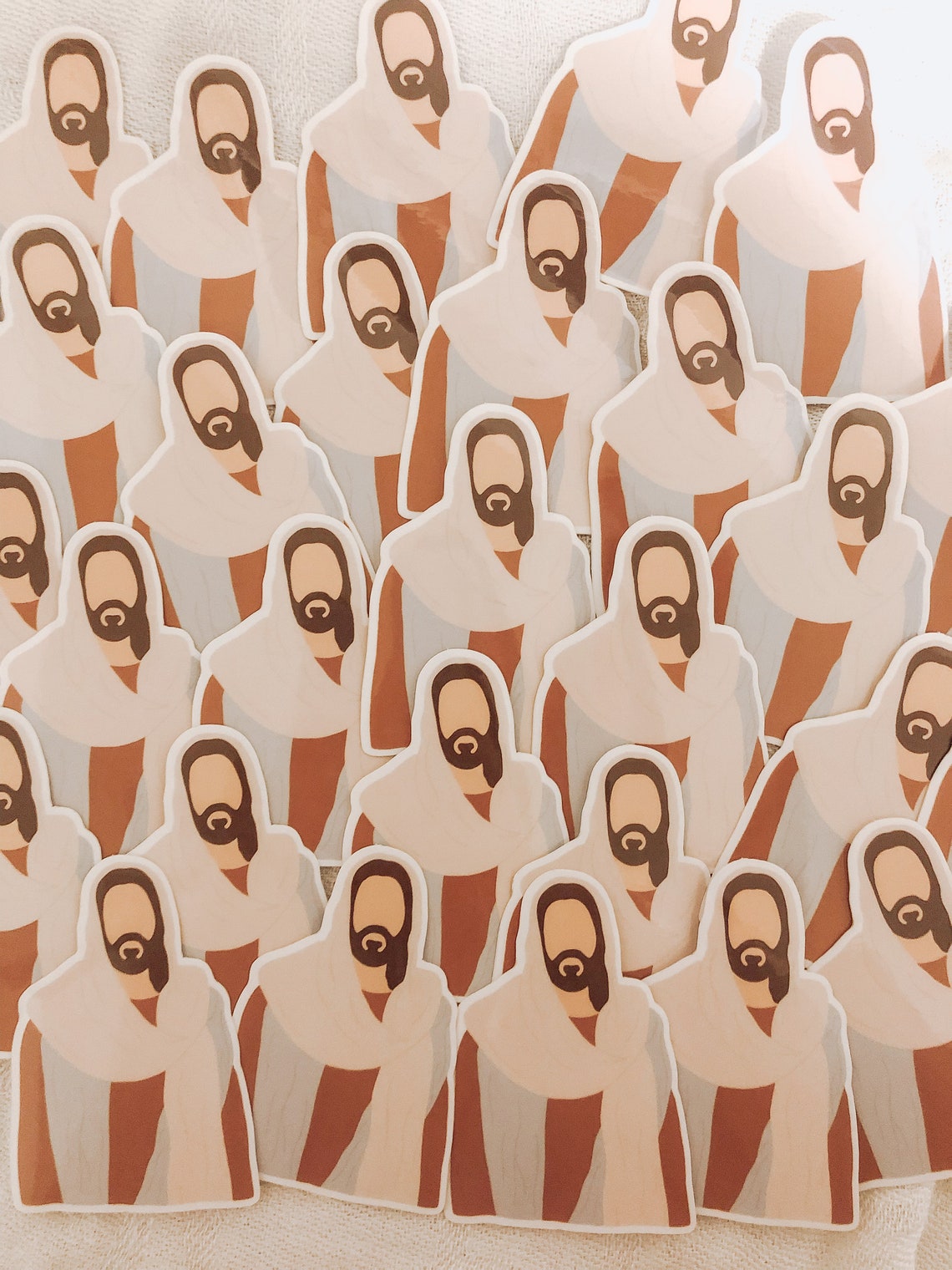 Jesus Christ Vinyl Sticker Water Bottle Stickers Laptop - Etsy