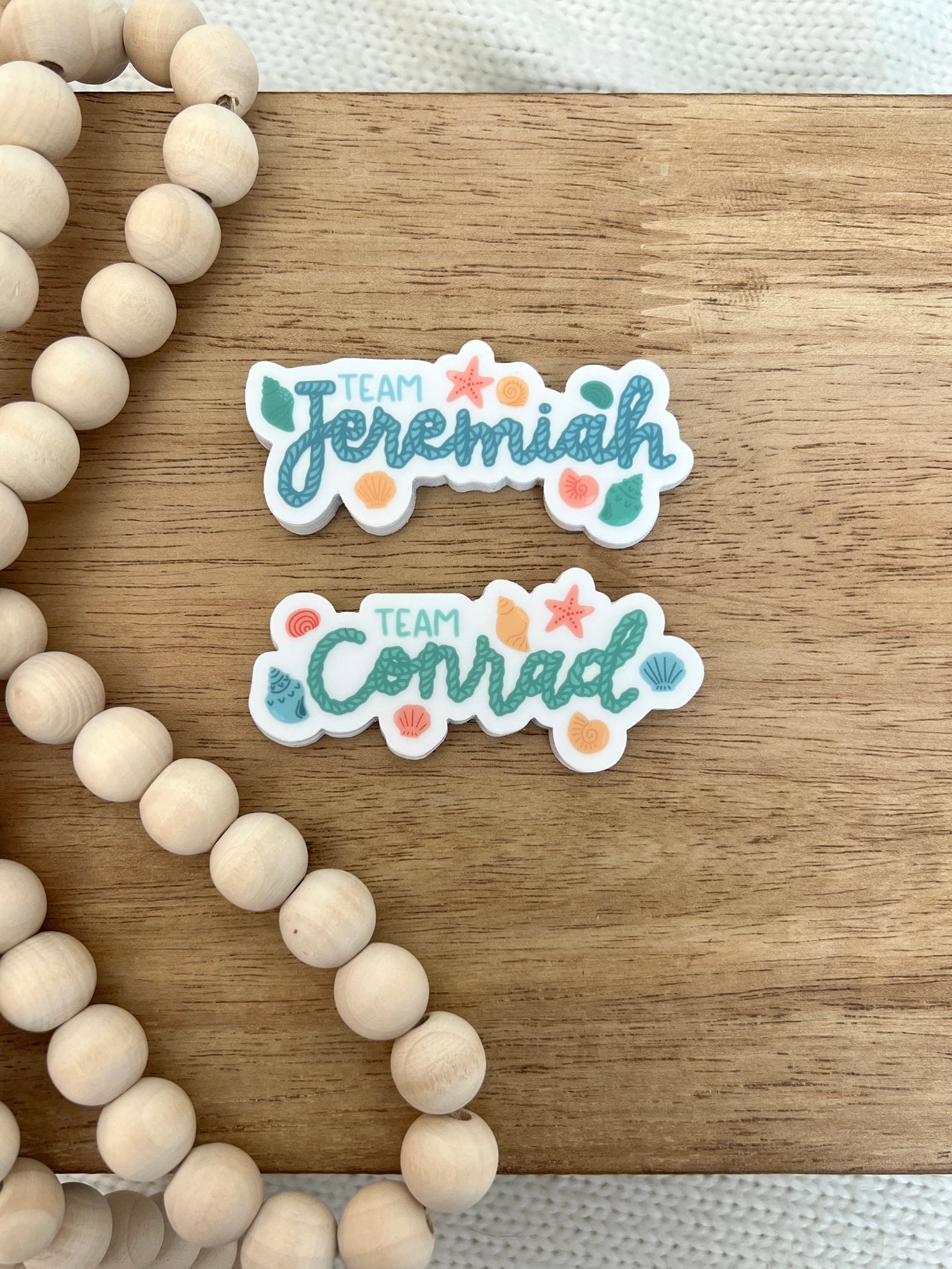 CLEAR Team Conrad Vinyl Sticker | the Summer I Turned Pretty Inspired ...