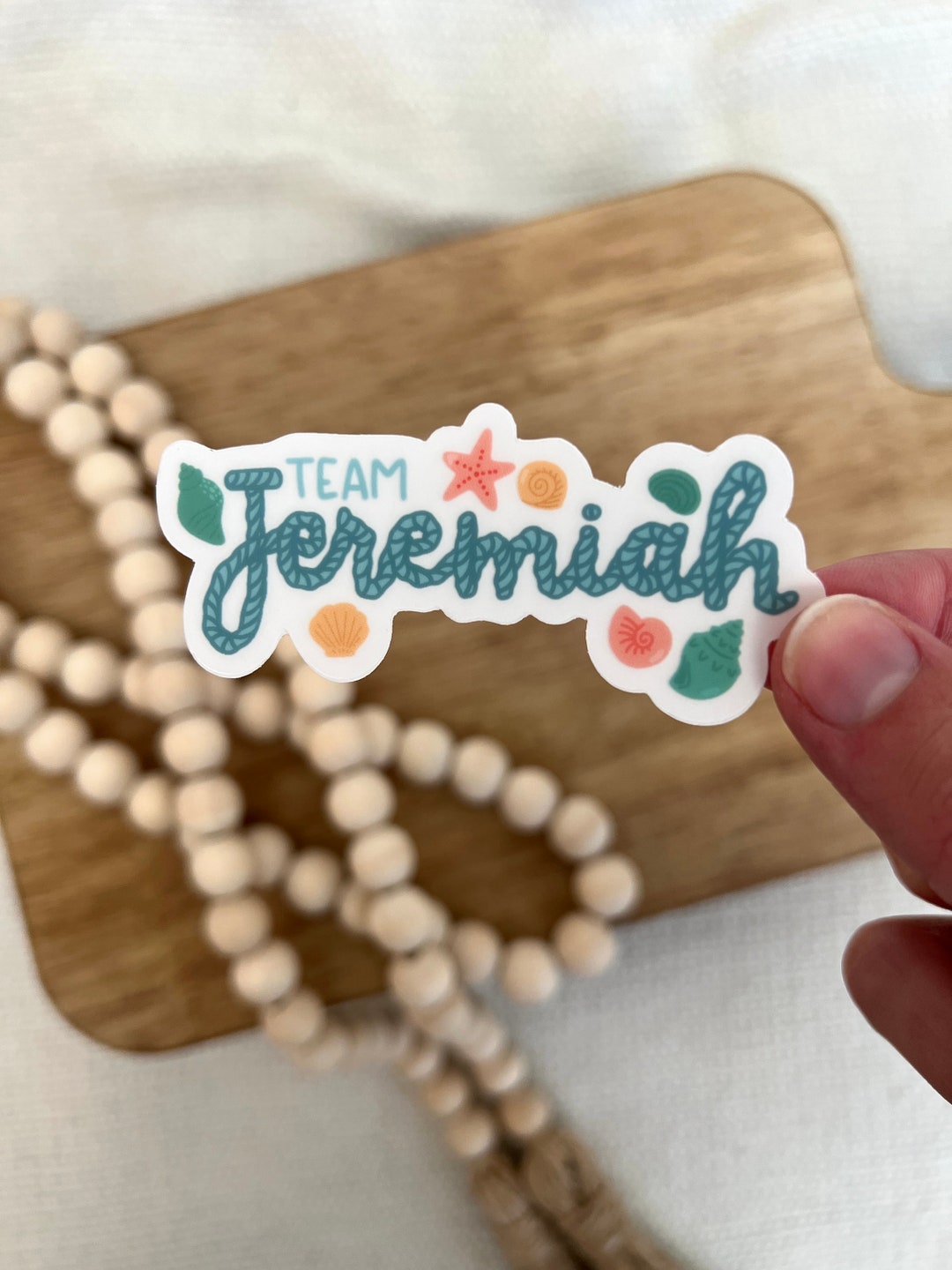 CLEAR Team Jeremiah Vinyl Sticker | the Summer I Turned Pretty Inspired ...