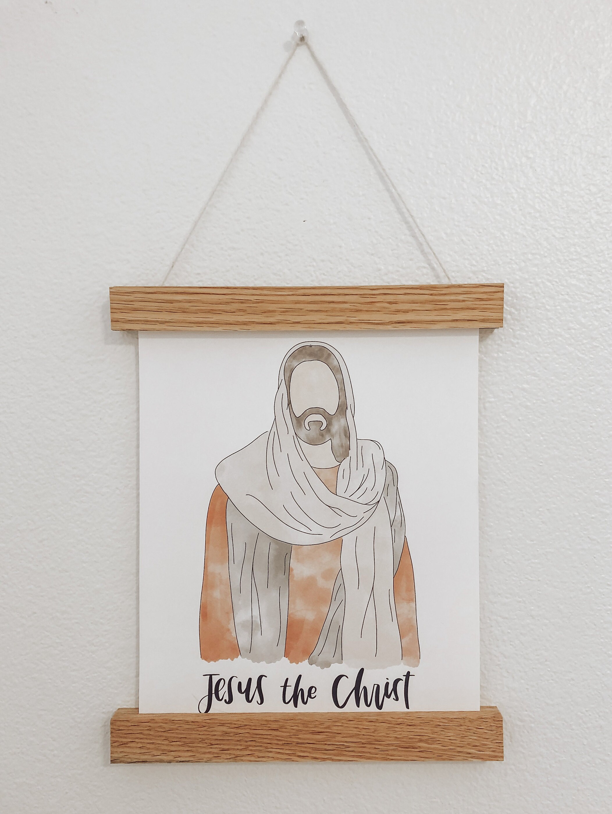 Digital Jesus the Christ Print Printable Christ Portrait | Etsy