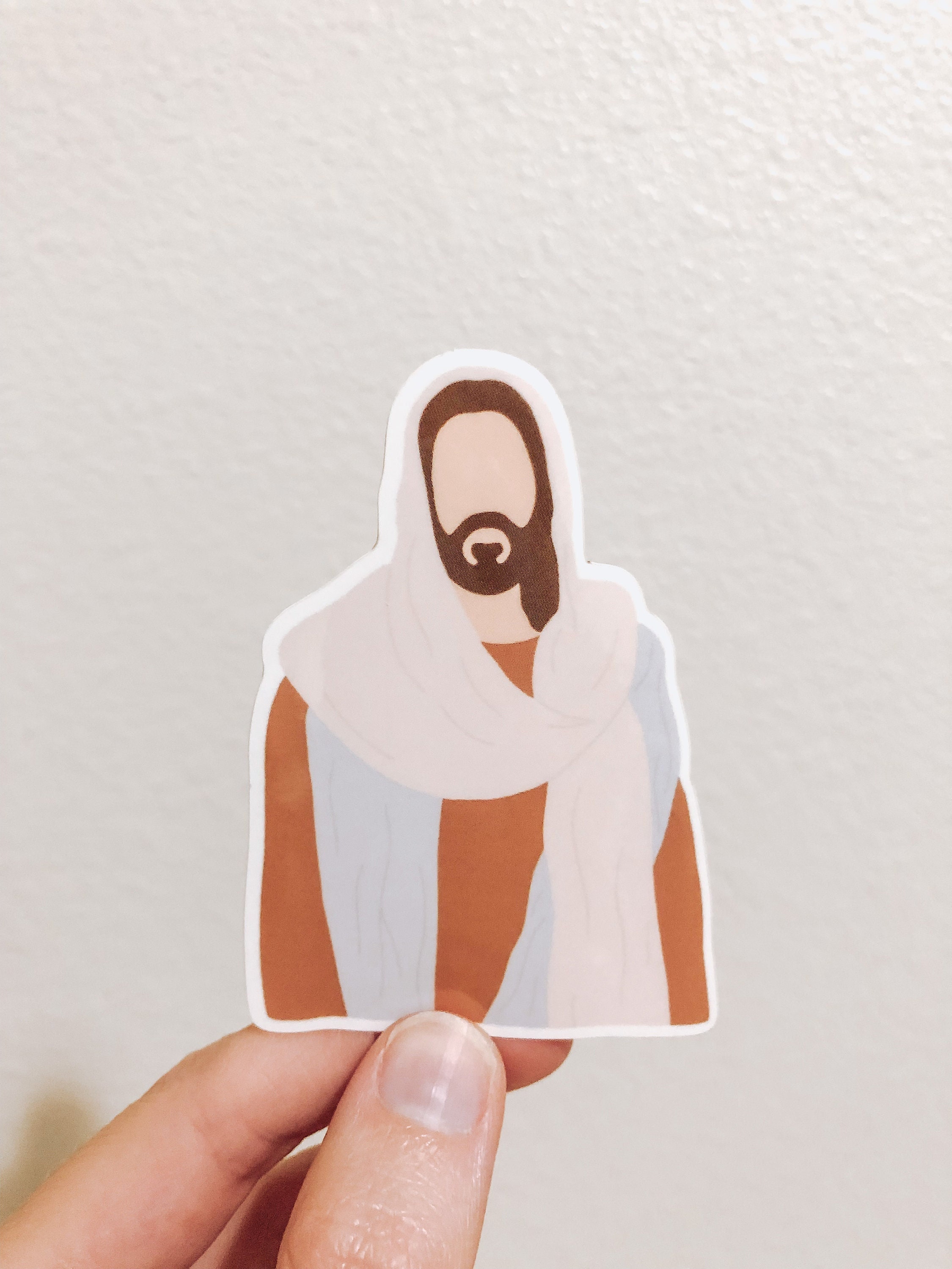 Jesus Christ Vinyl Sticker Water Bottle Stickers Laptop - Etsy
