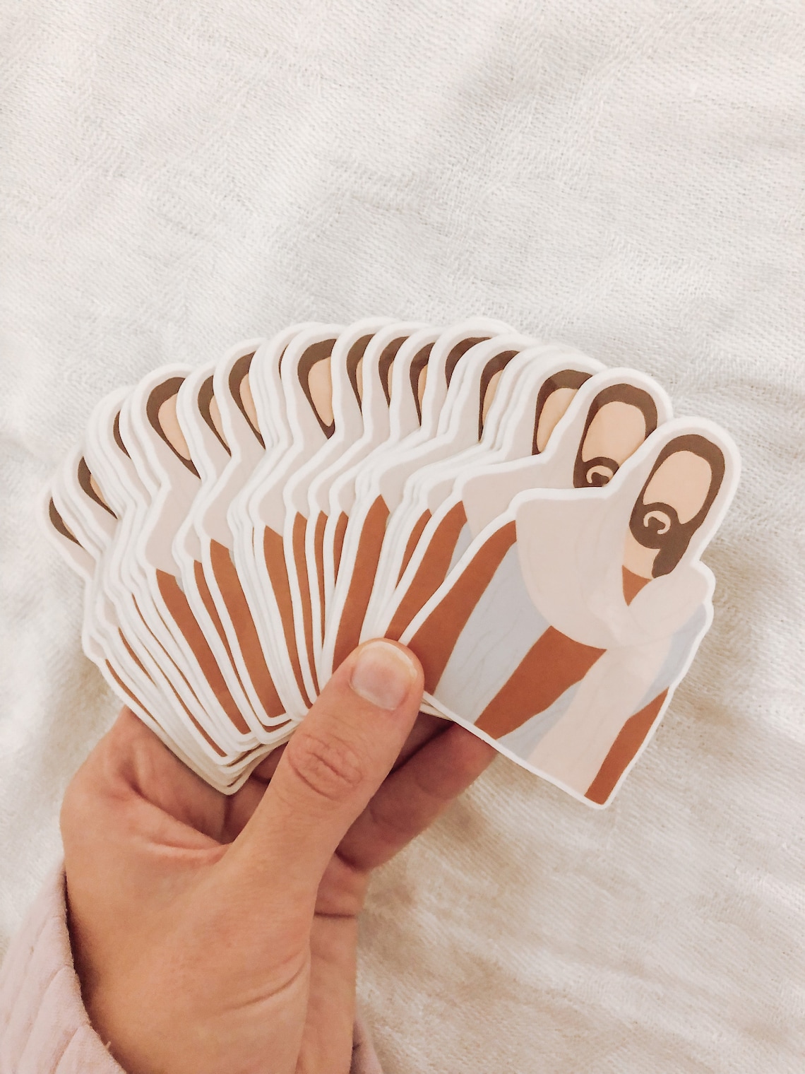 Jesus Christ Vinyl Sticker Water Bottle Stickers Laptop - Etsy