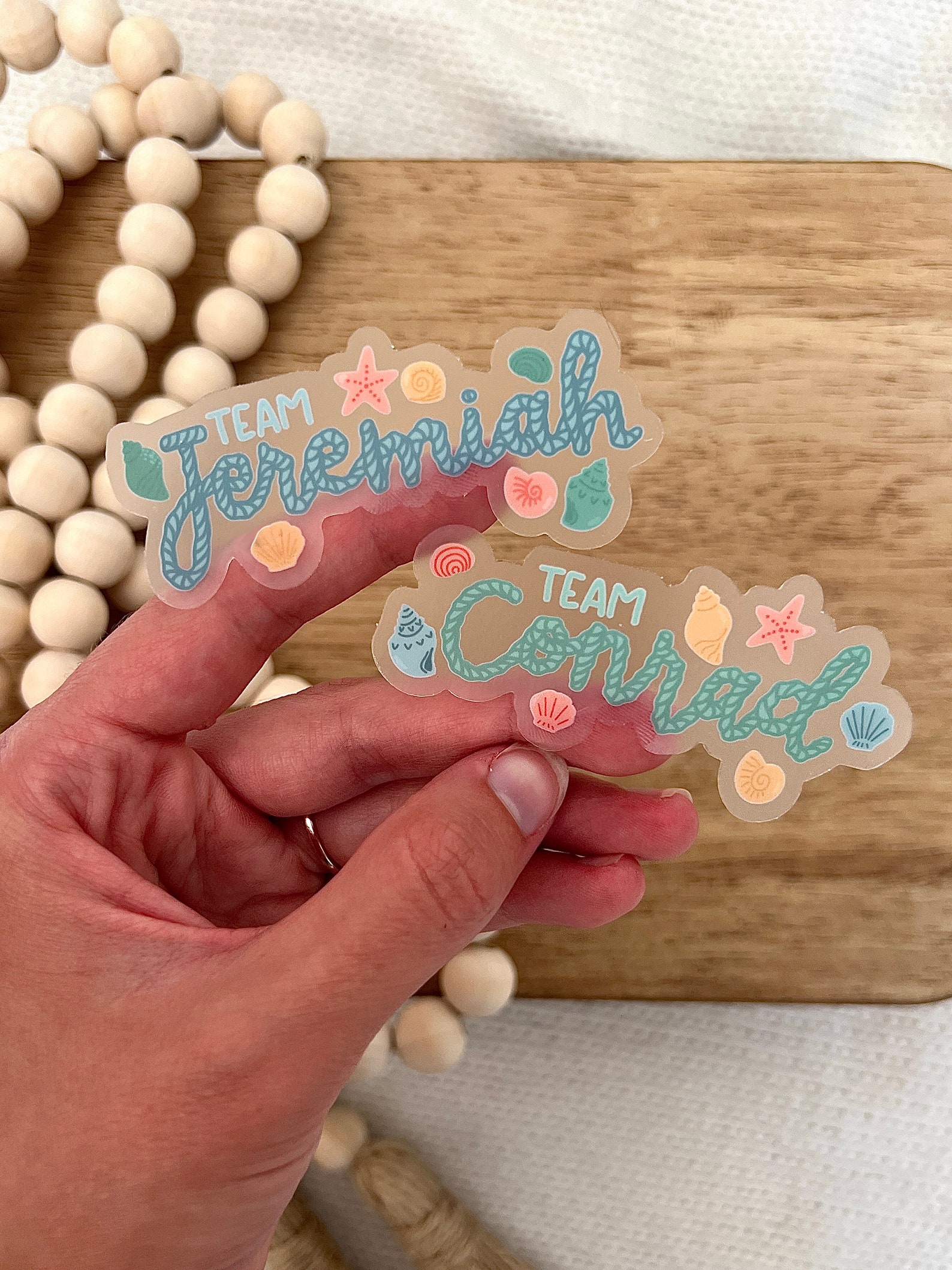 CLEAR Team Conrad Vinyl Sticker | the Summer I Turned Pretty Inspired ...