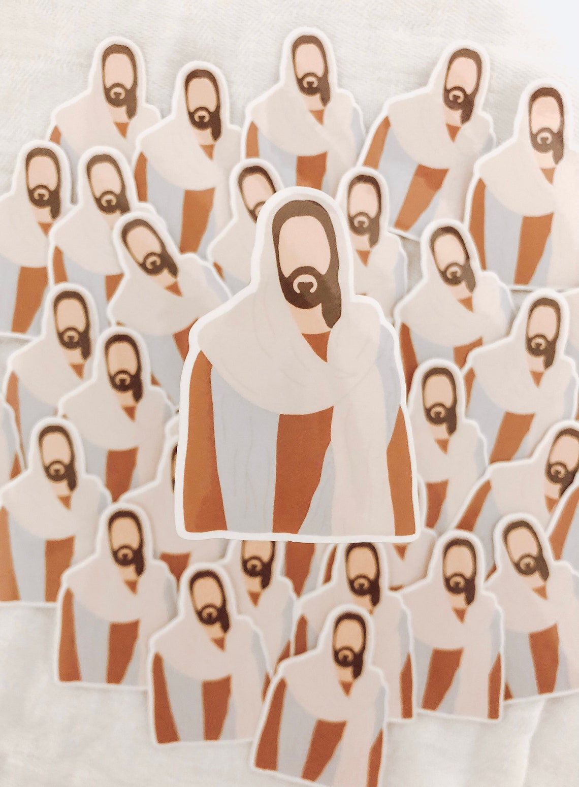 Jesus Christ Vinyl Sticker Water Bottle Stickers Laptop - Etsy