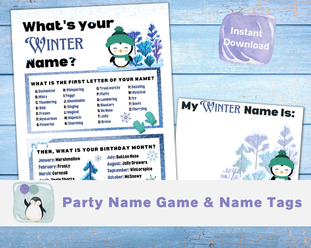 Winter Party Game | Girl Penguin Party Game | 1st Party | Winter ...