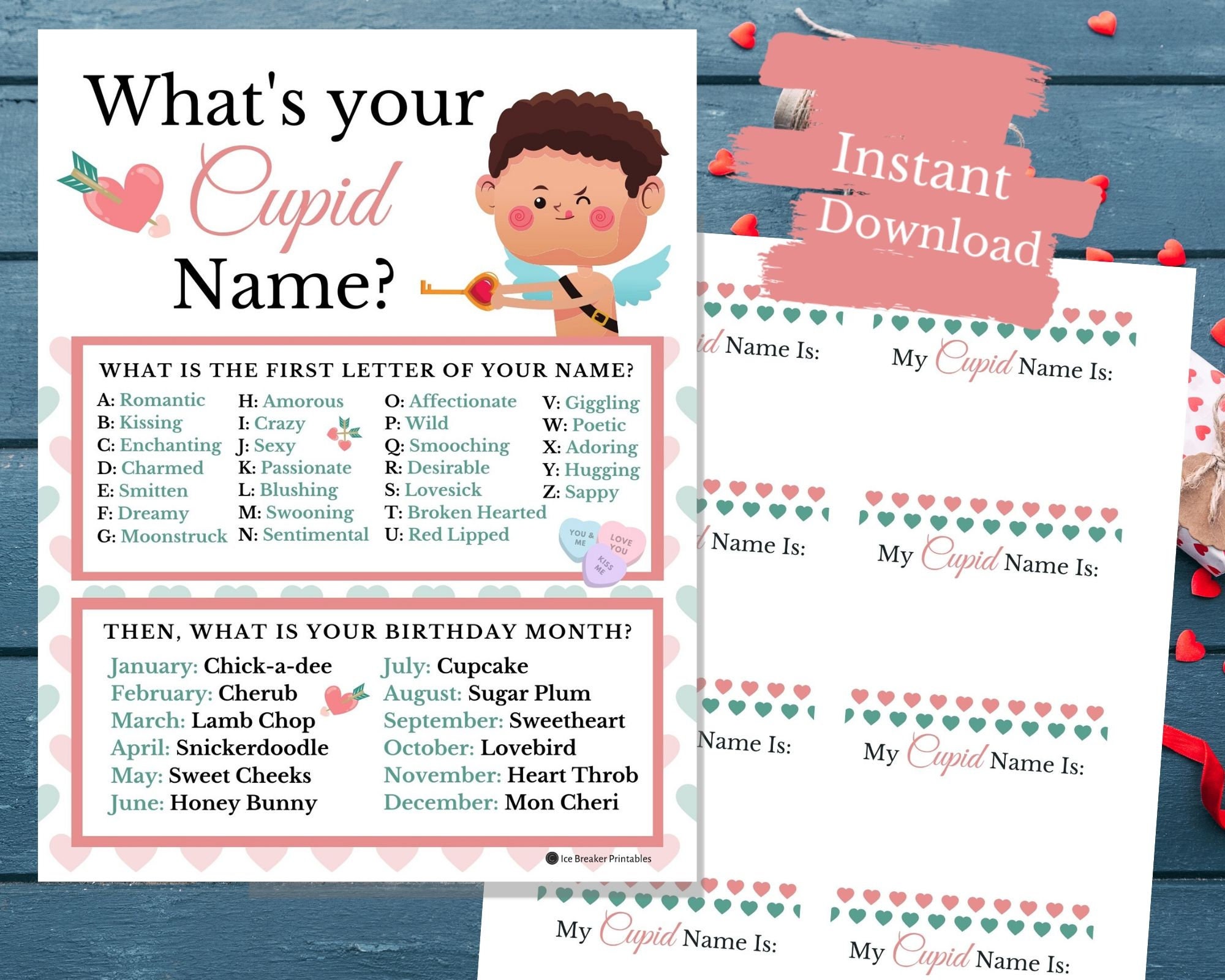 Cupid Party Game for Your Kid or Adult Valentine's Day Party! A Perfect ...
