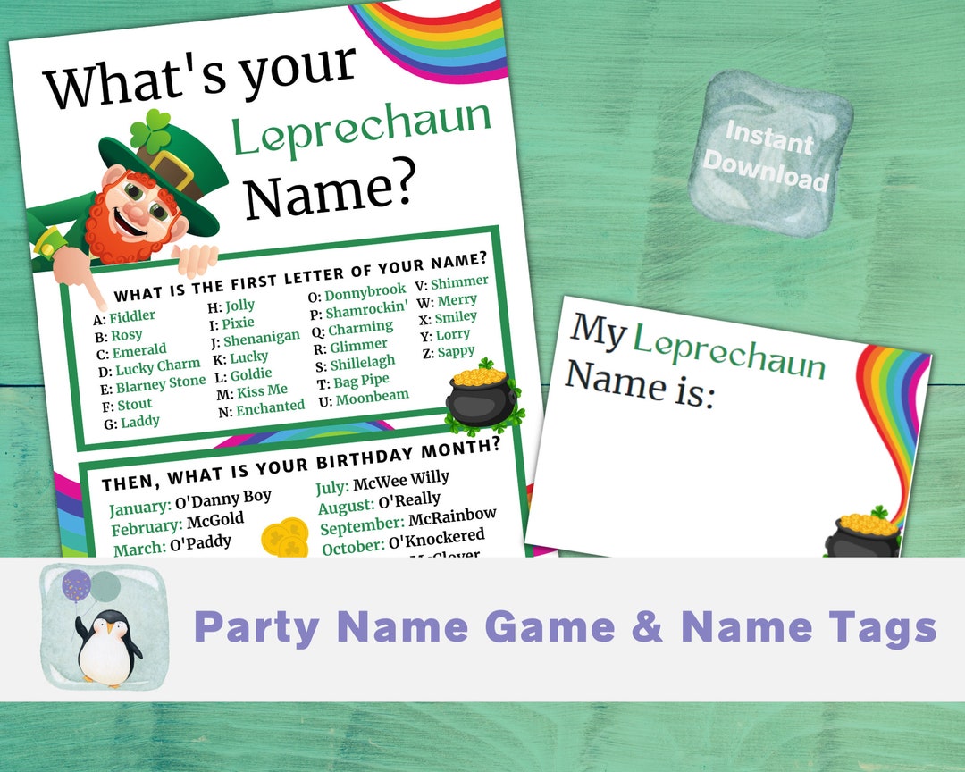 Leprechaun Party Game for a Little Luck of the Irish for St. Patrick's ...