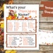 Thanksgiving Party Game | Thanksgiving Name Game | Turkey Day Party ...
