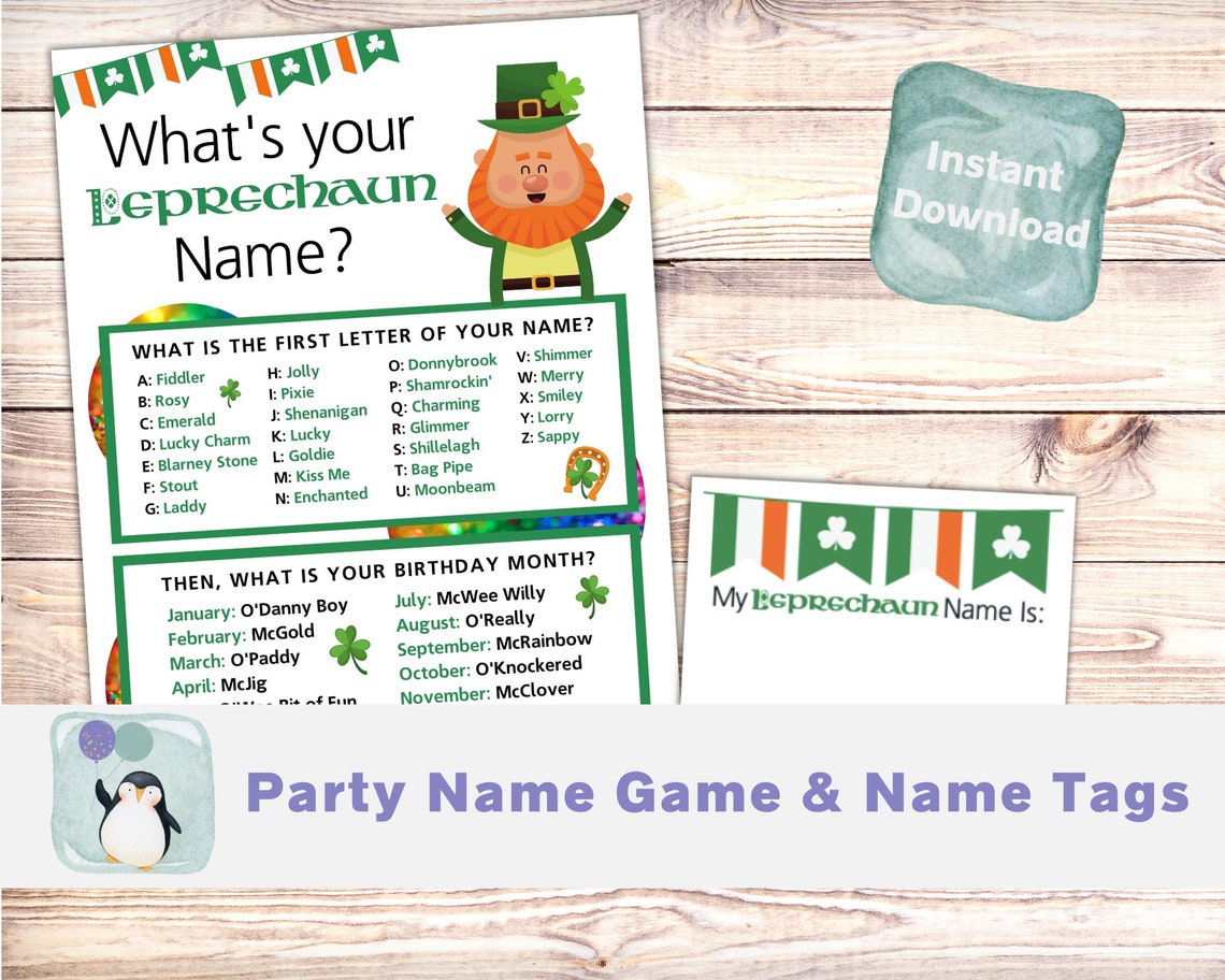 Leprechaun Party Game for a Little Luck of the Irish for St. Patrick's ...