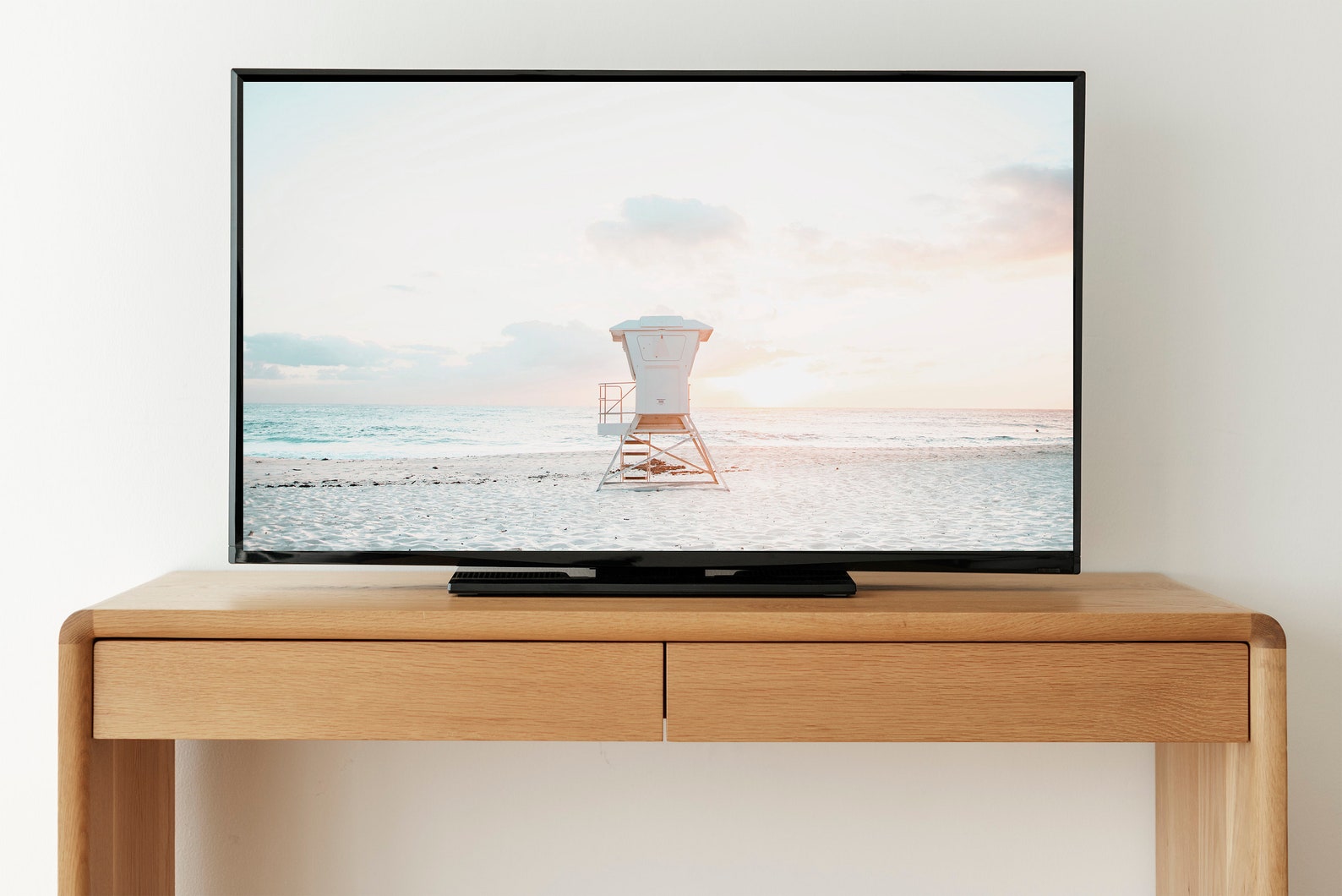 Summer Frame TV Art Lifeguard Tower Print Bay Watch | Etsy