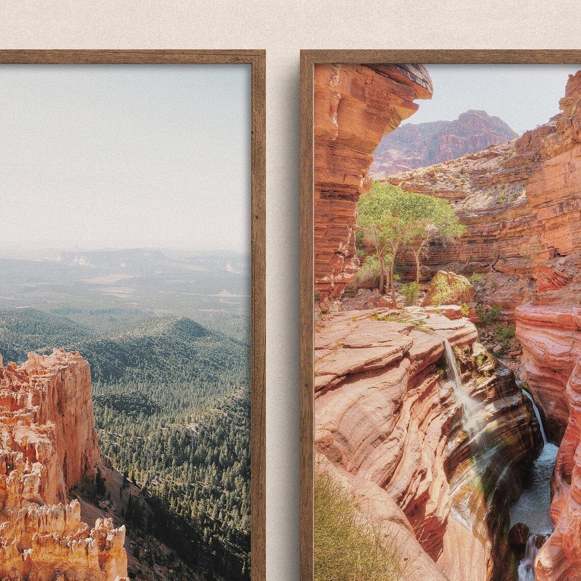 Grand Canyon Print Set, Arizona Desert Wall Art, Set of 2 Prints, Boho ...