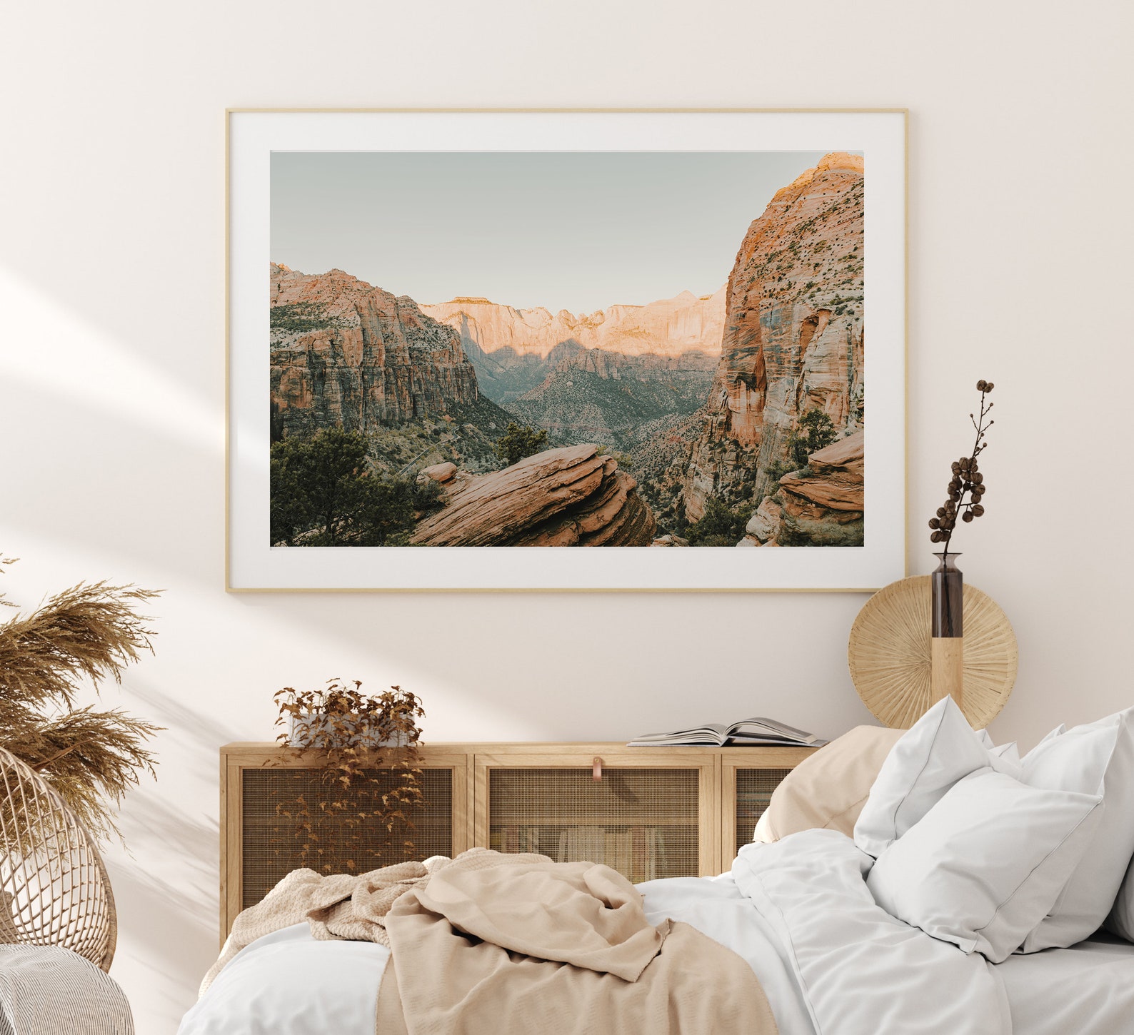 Zion National Park Zion Print Desert Canyon Print Angels - Etsy