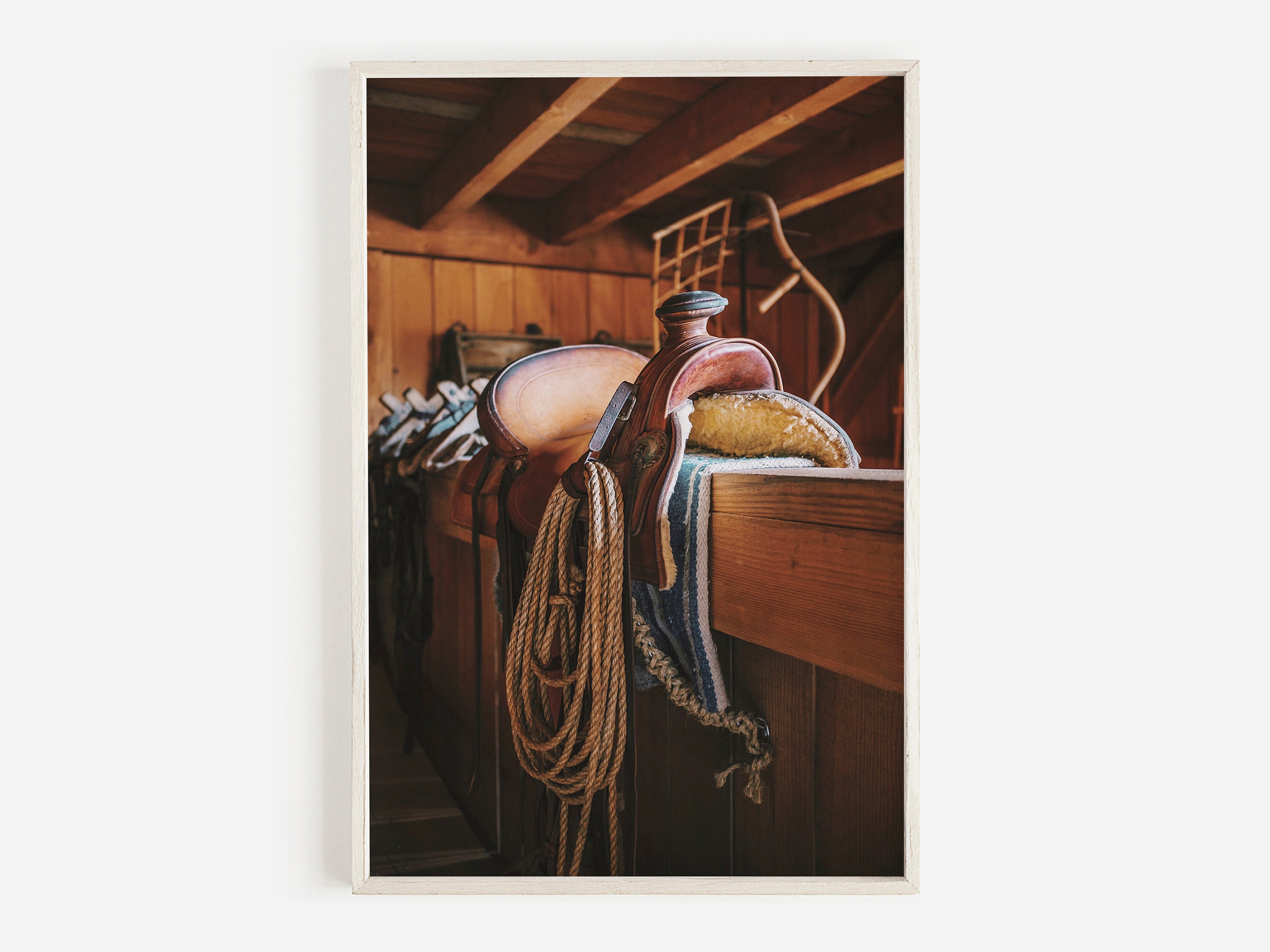 Western Saddle Wall Art Horse Saddle Print Cowgirl Wall Art | Etsy