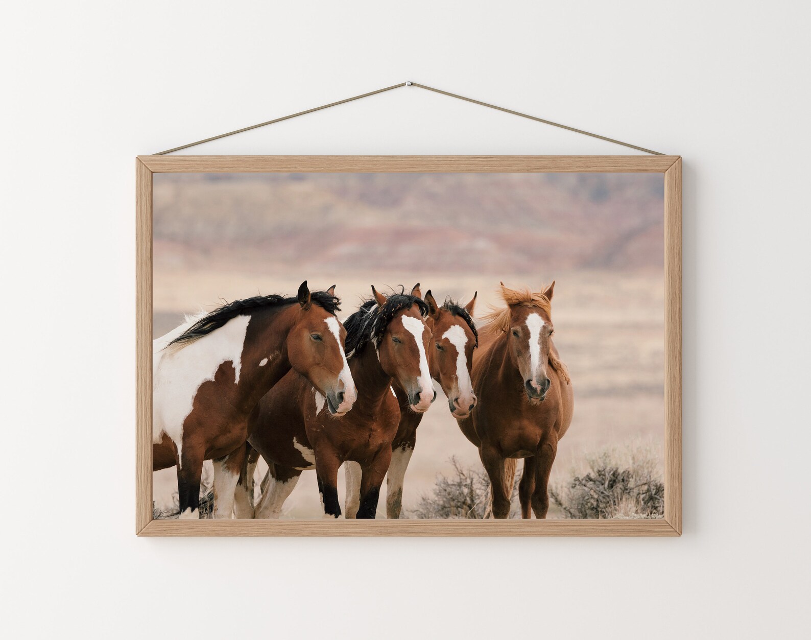 Wild Horses Wall Art, Western Horse Photo, Southwestern Decor ...