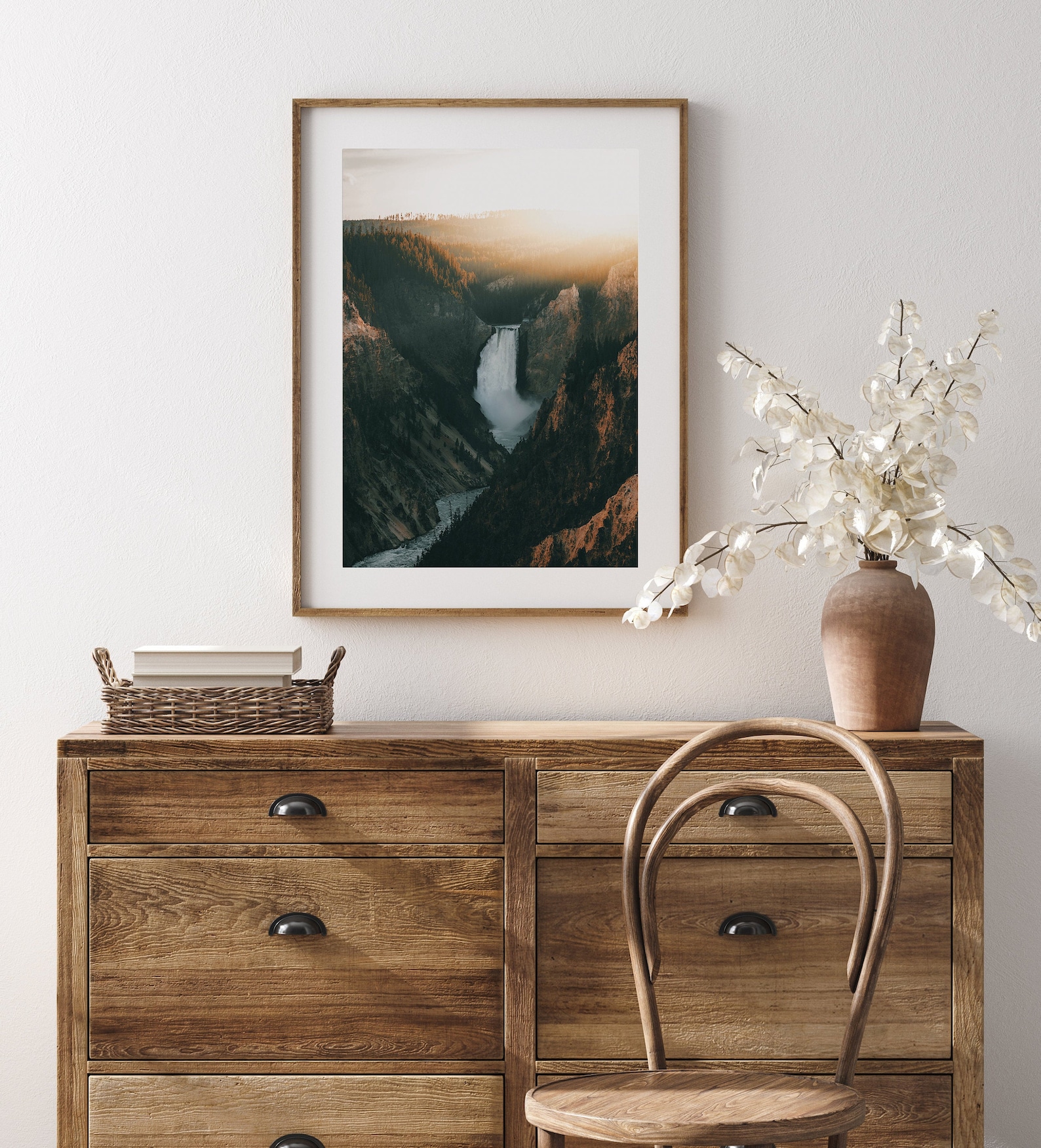 Yellowstone River Print, Western Decor, Mountain Print, Nature ...
