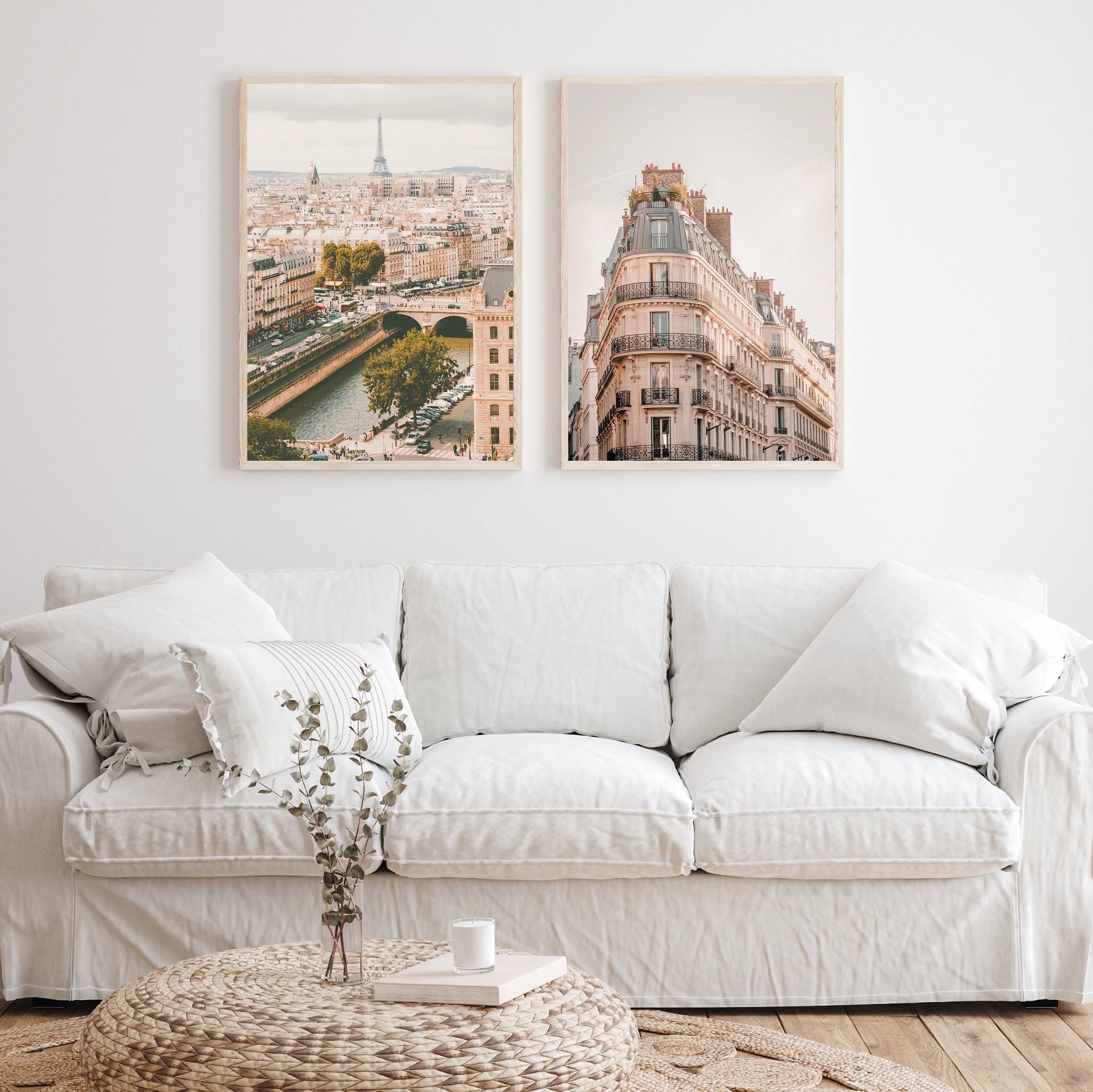 Paris Print, Set of 2 Prints, Architecture Photography, Eiffel Tower ...