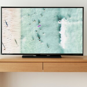 Ocean Waves Frame TV Art | Samsung Frame TV Art | Blue Ocean Digital ...