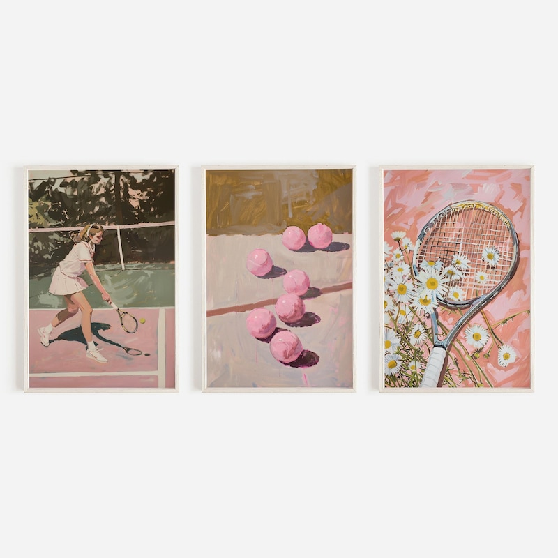 Tennis Print - Etsy