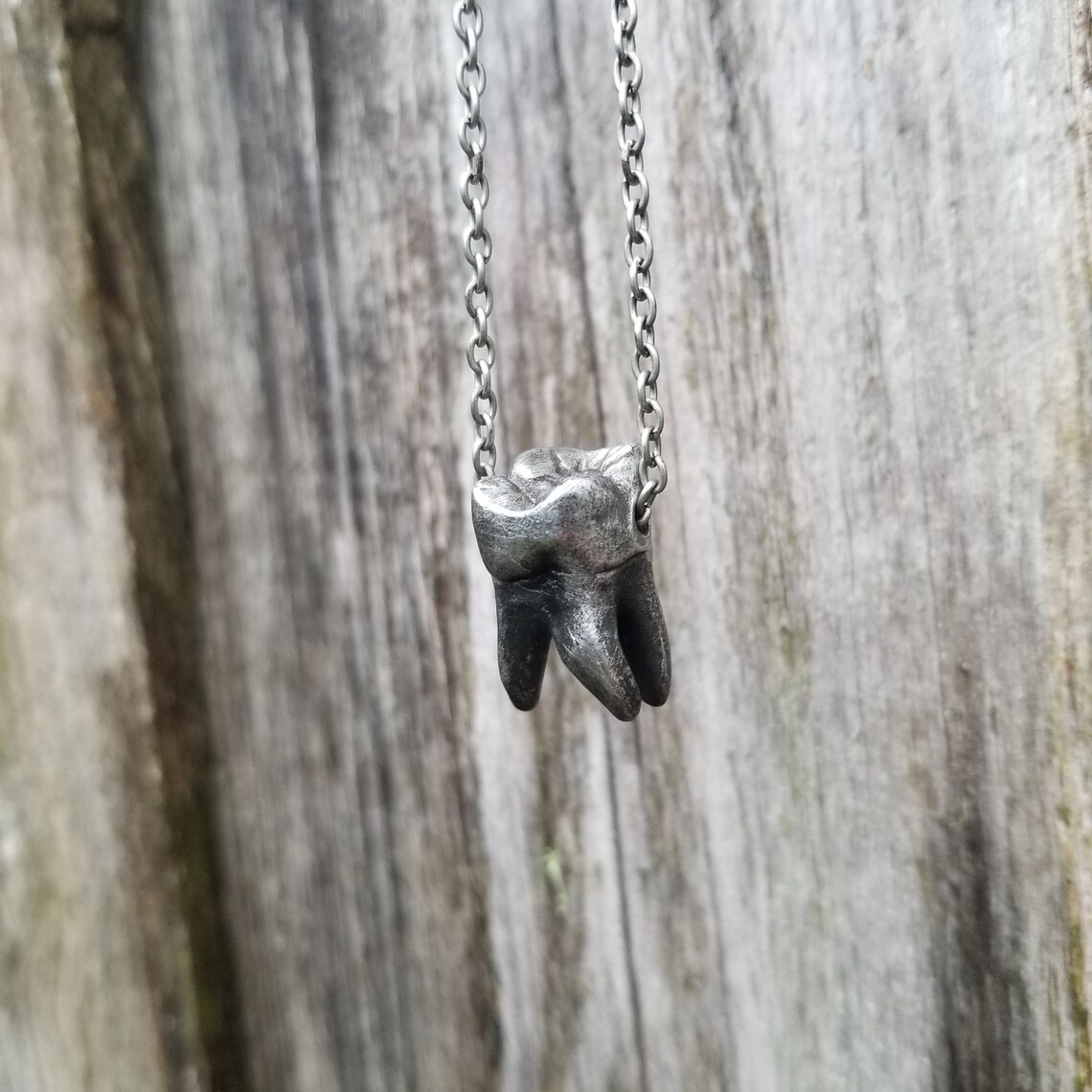 Tooth Necklace 3D Tooth Pendant Charm - Etsy