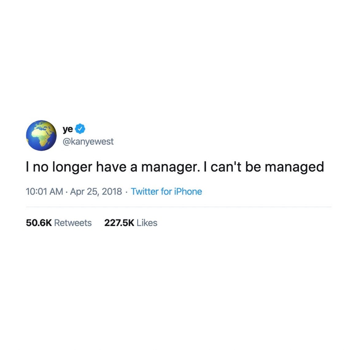 Kanye "i No Longer Have a Manager" Tweet Cross Stitch Pattern - Etsy