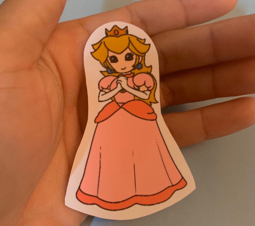 Princess Peach Sticker - Etsy