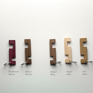 Cell Phone Stand Key Ring Custom Designed Wood iPhone or Android Key ...