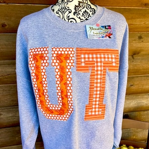 UT Tennessee Embroidered Sweatshirt - Etsy