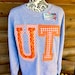 UT Tennessee Embroidered Sweatshirt - Etsy