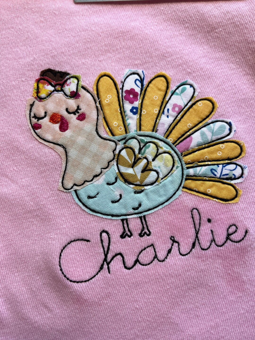Personalized Girl Turkey Shirt, Kids Custom Thanksgiving Shirt - Etsy