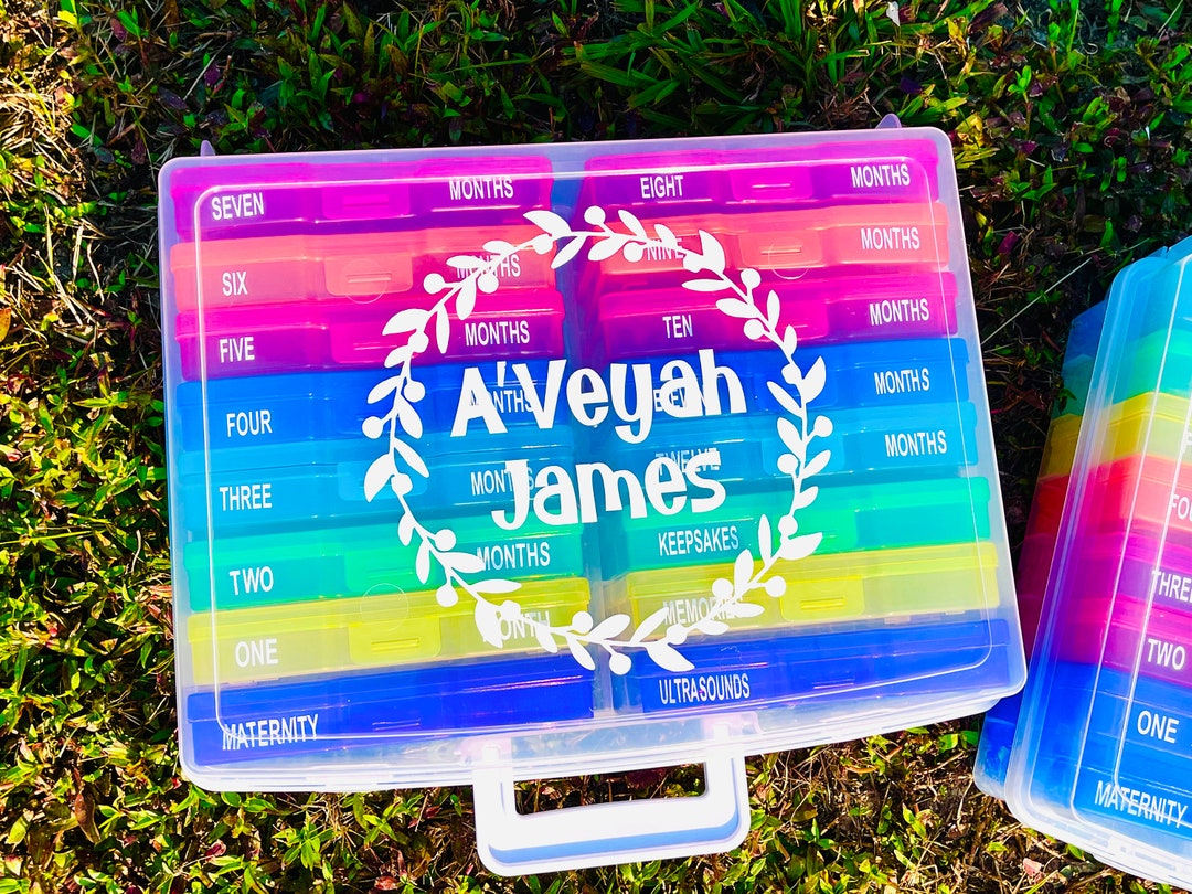 Baby Keepsake Photo Storage Box Personalized - Etsy