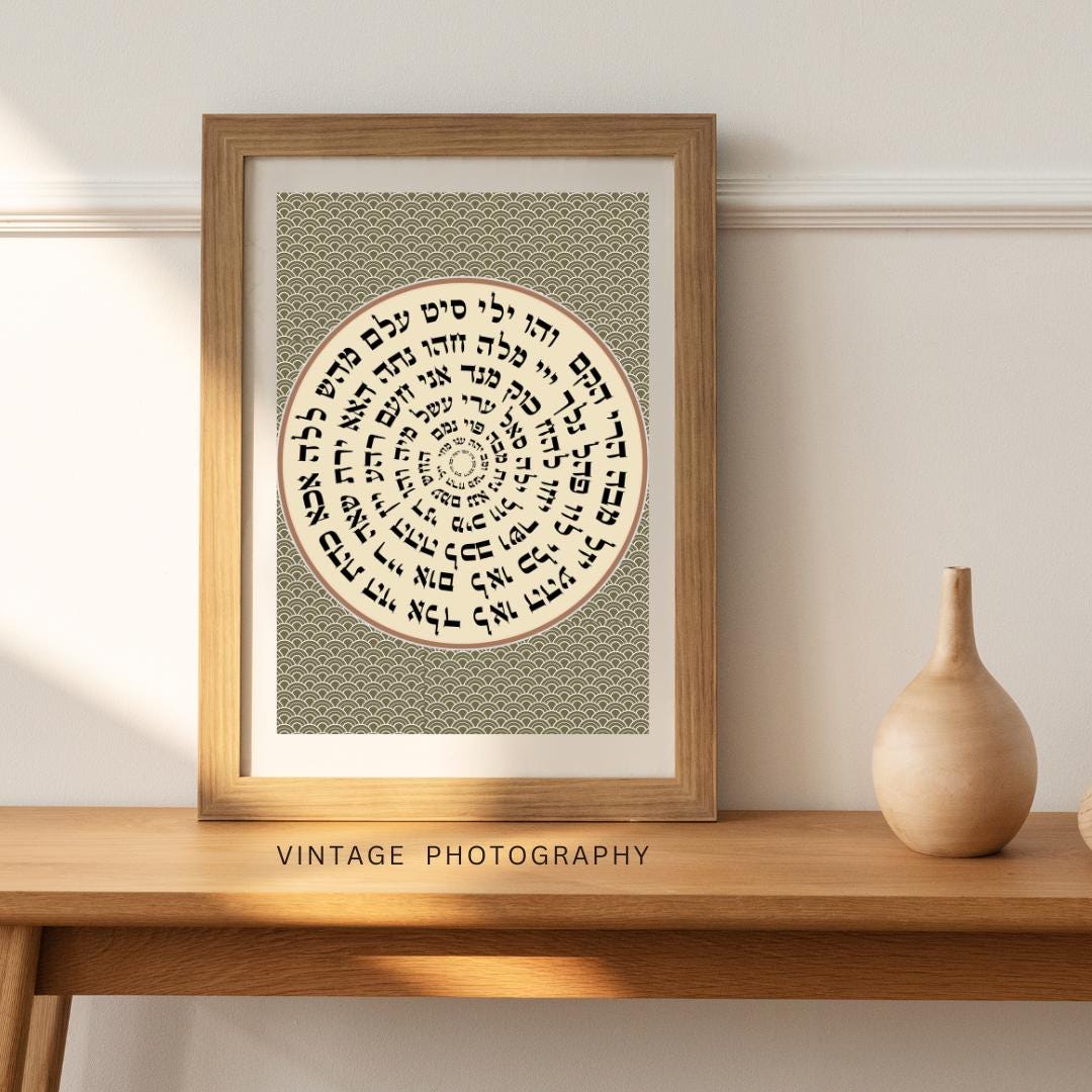 72 Names of God Kabbalah Art | Instant Download - Etsy