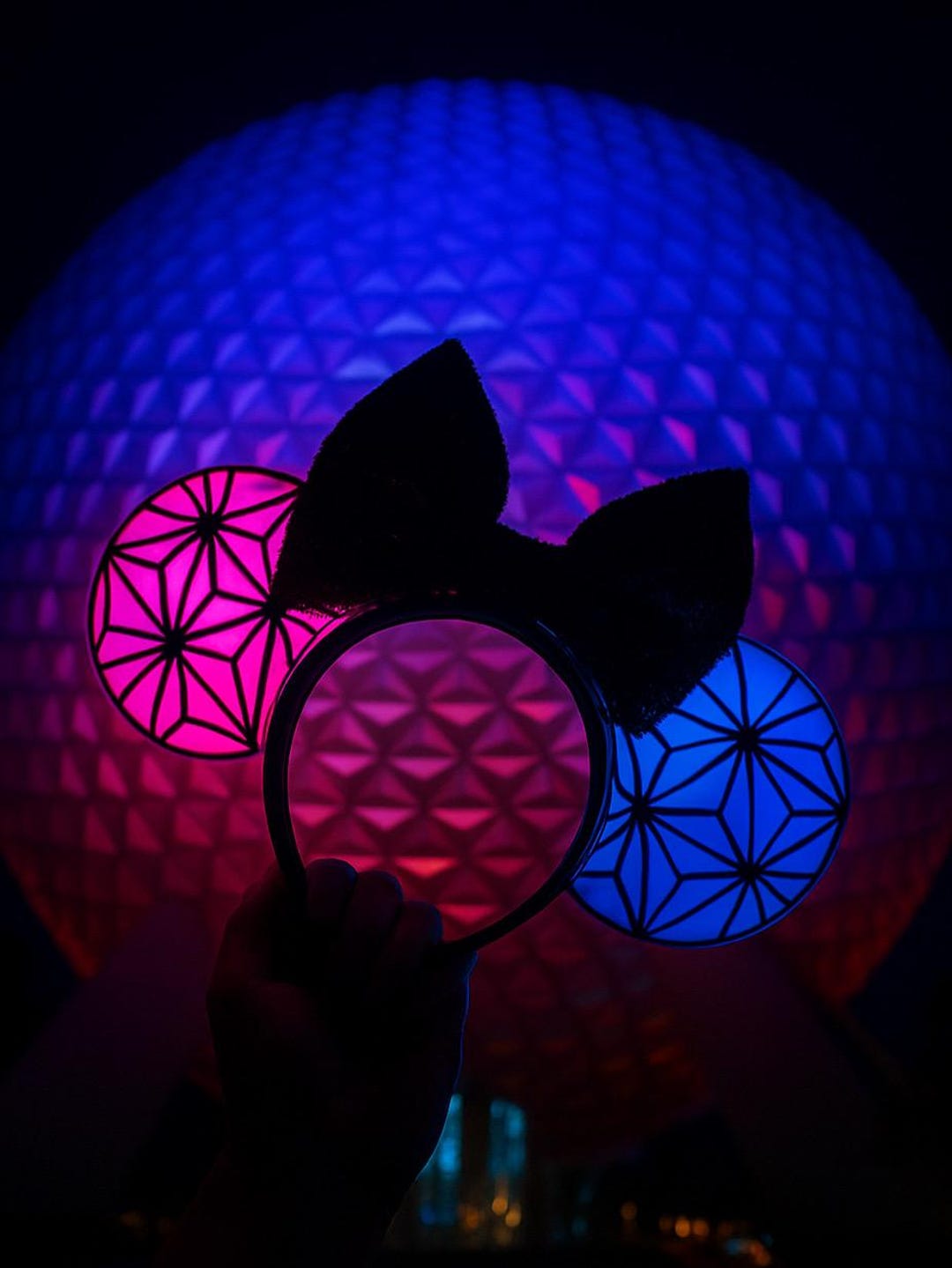 Space Inspired Ears 3d Printed Mouse Ears Headband - Etsy