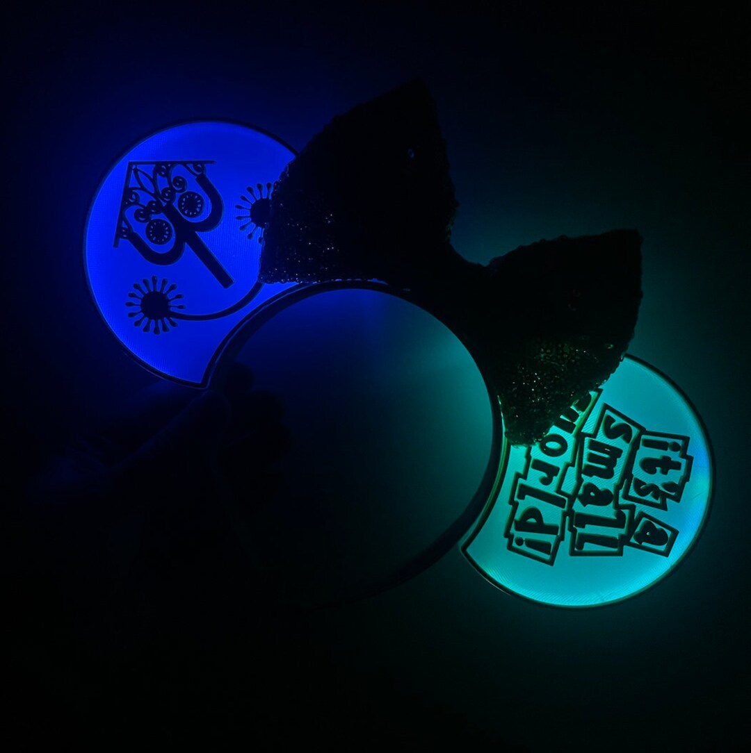 Clock Inspired Ears 3d Printed Mouse Ears Headband - Etsy