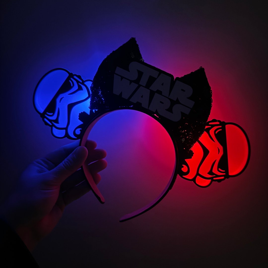 Trooper Inspired Ears 3d Printed Mouse Ears Headband - Etsy